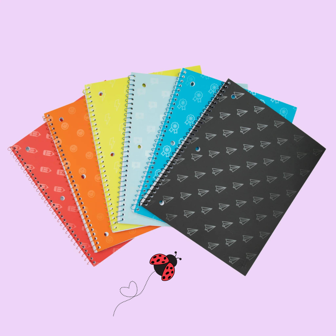 Set of 6 Spiral Notebooks – Best Year Ever